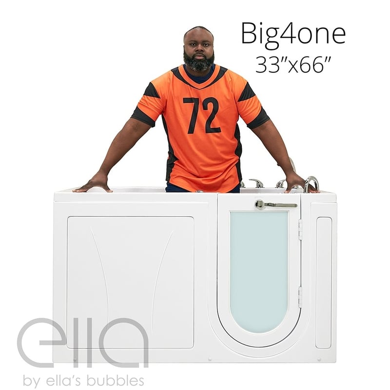 Big4One Walk In Tub For Tall People | Ella's Bubbles