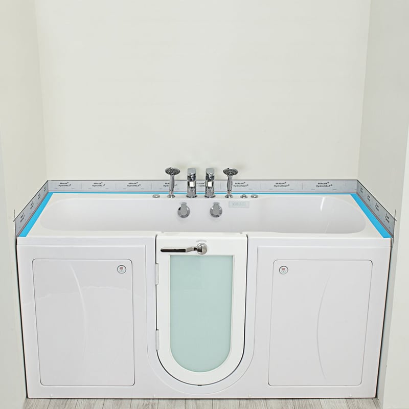 Tub Flange Kit - Glue-Up Tile Flange | Ella's Bubbles