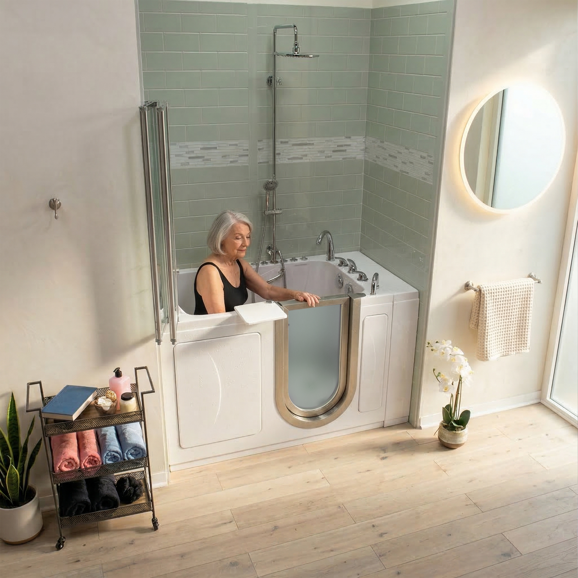 Royal Walk-In Tub - Stainless Steel Door | Ella's Bubbles