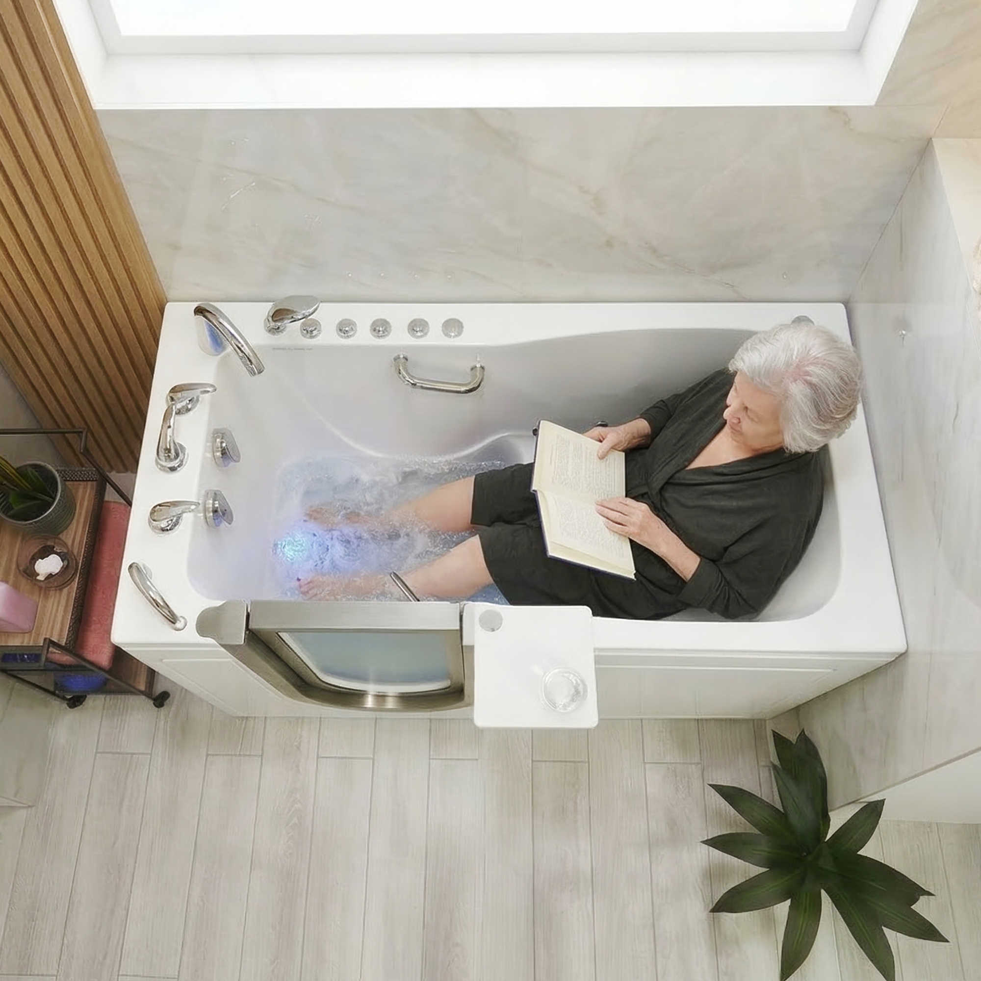 Ultimate Walk-In Tub: 17 Hydro & Air Jets | Ella's Bubbles