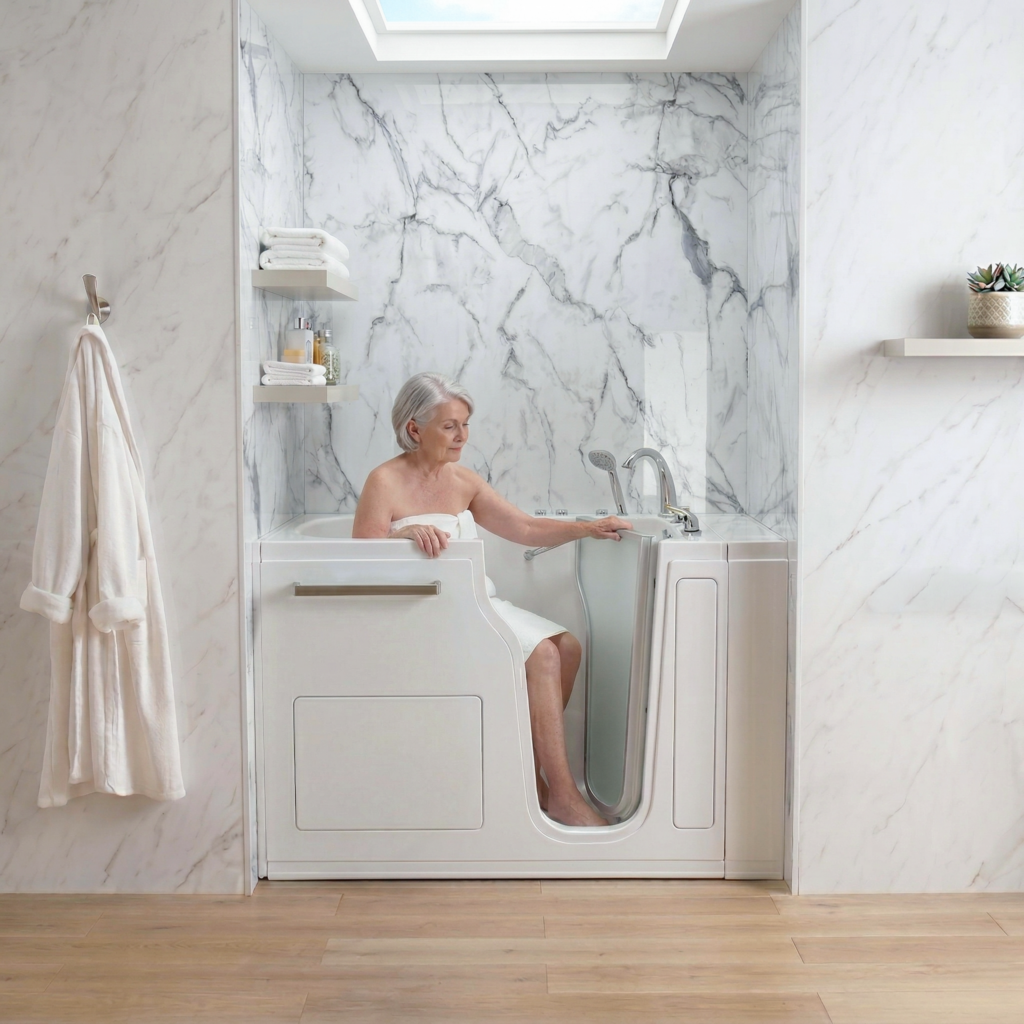 Ultra Inward Swing Door Walk-In Tub 30x52 | Ella's Bubbles