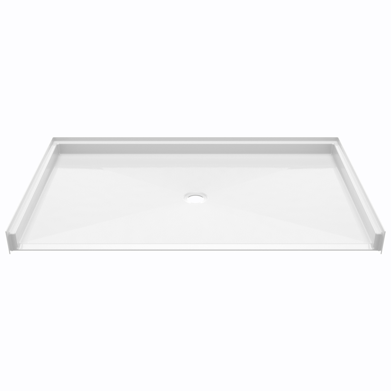 Barrier Free Shower Pan 62×38 | Ellas Bubbles Walk In Tubs