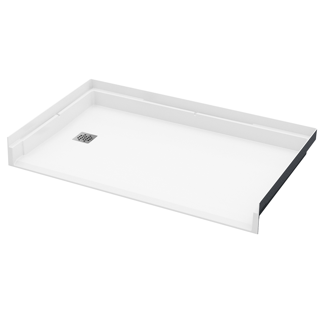 AcrylX Shower Base 60x36 with Molded Seat | Ella's Bubbles