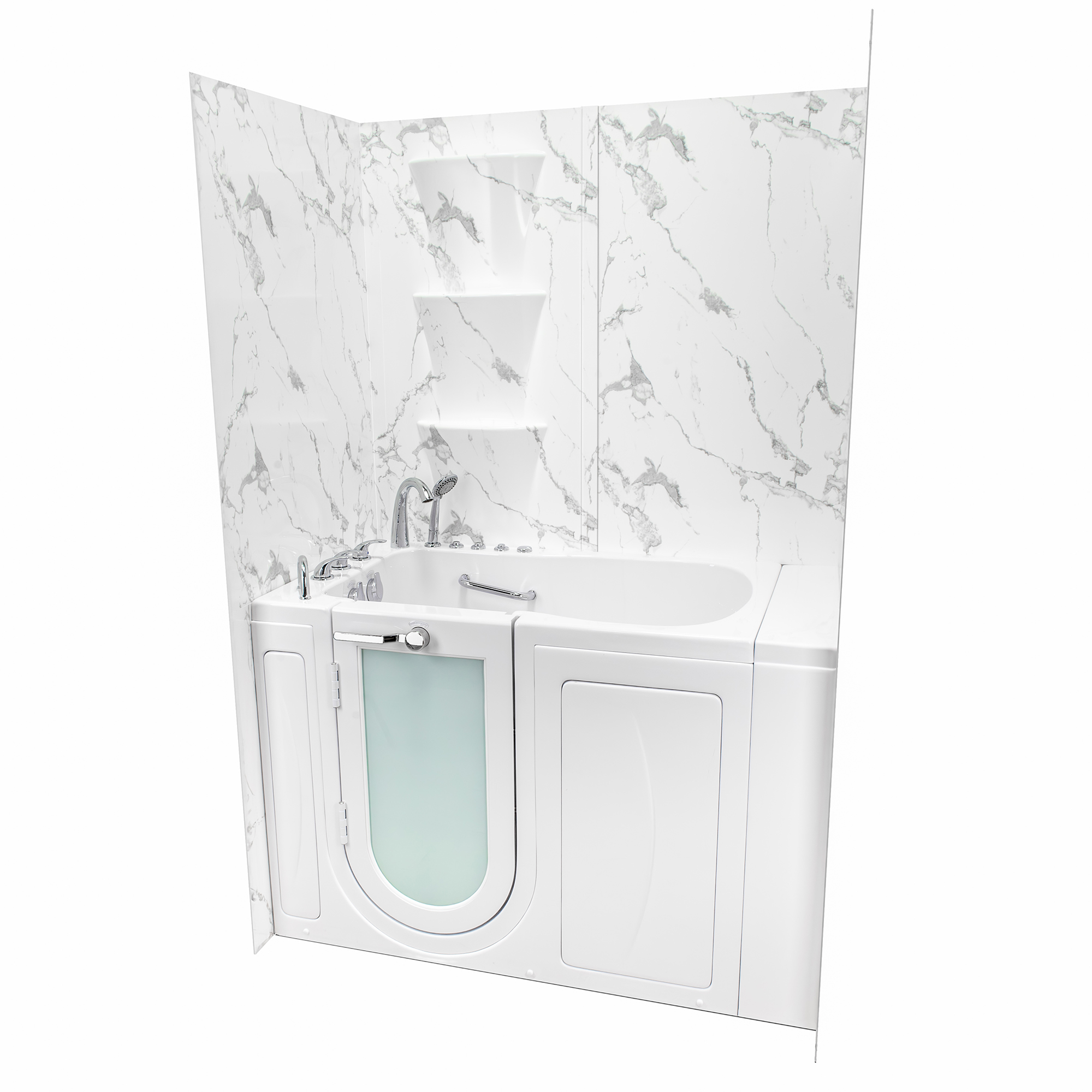 Acrylic Shower Wall Panels 6-Piece Kit | Ella's Bubbles